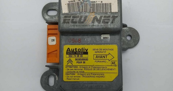 AIRBAG ECU AUTOLIV CITROEN SAXO 550740800 9638588680