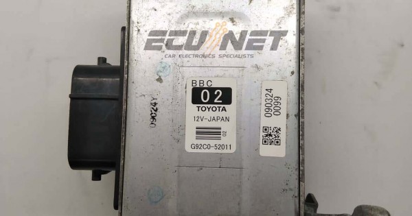 CONTROL UNIT TOYOTA YARIS G92C0-52011