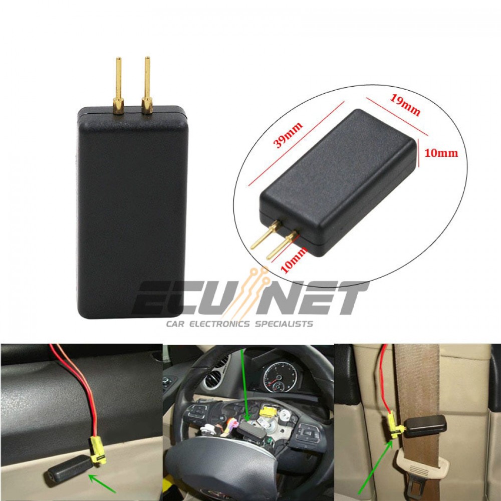 Air Bag Sensor Universal Car SRS Airbag Simulator Emulator Resistor ...
