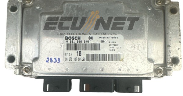 ENGINE ECU BOSCH CITROEN SAXO 9637838780id08 0261206246