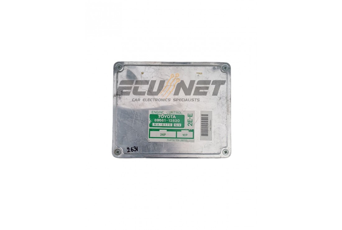 ENGINE ECU FUJITSU TOYOTA COROLLA 89661-12820 MA-6170 2E-E