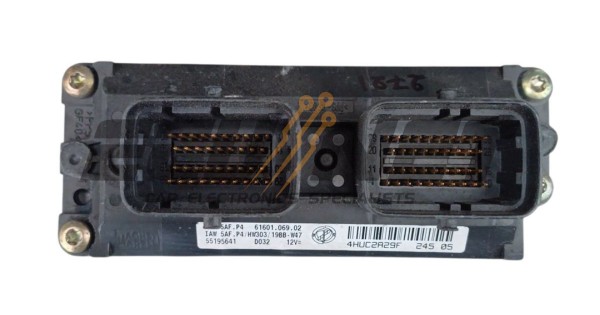ENGINE ECU MAGNETI MARELLI FIAT PUNTO 1.2 55195641 IAW 5AF.P4 6160106902